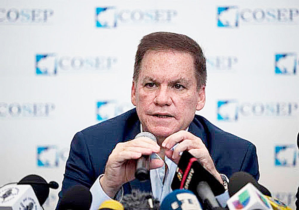 José Adán Aguerri del Cosep duramente criticado en las redes sociales