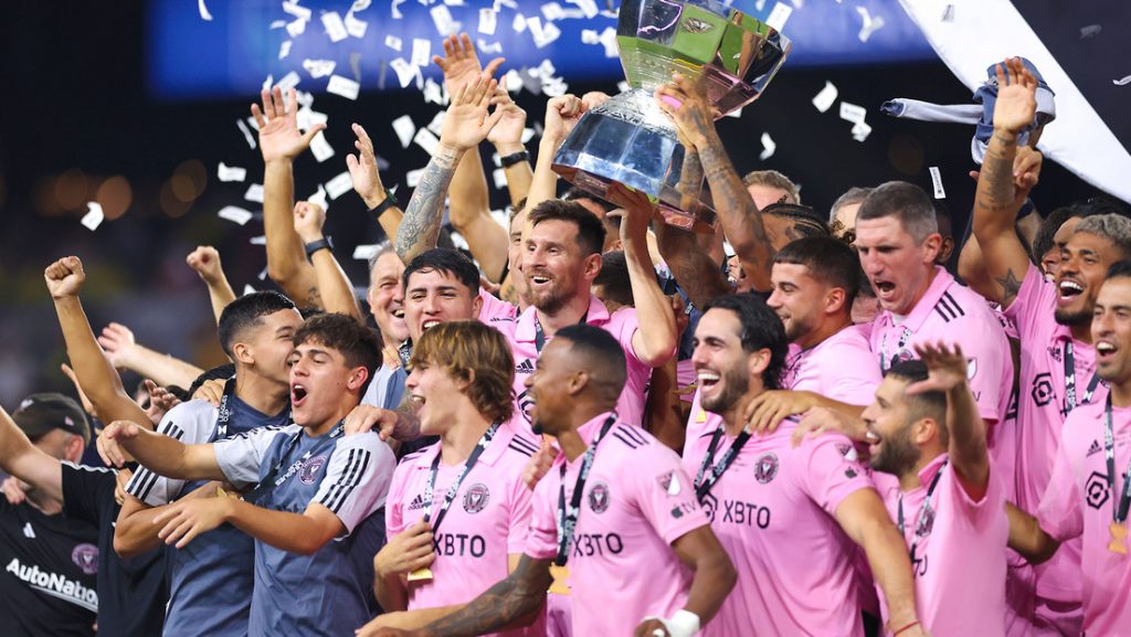 El Inter Miami gana el primer trofeo de su historia de la mano de Messi ...